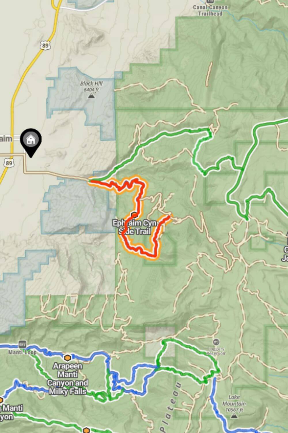 Arapeen OHV Trail System: Arapeen Trails